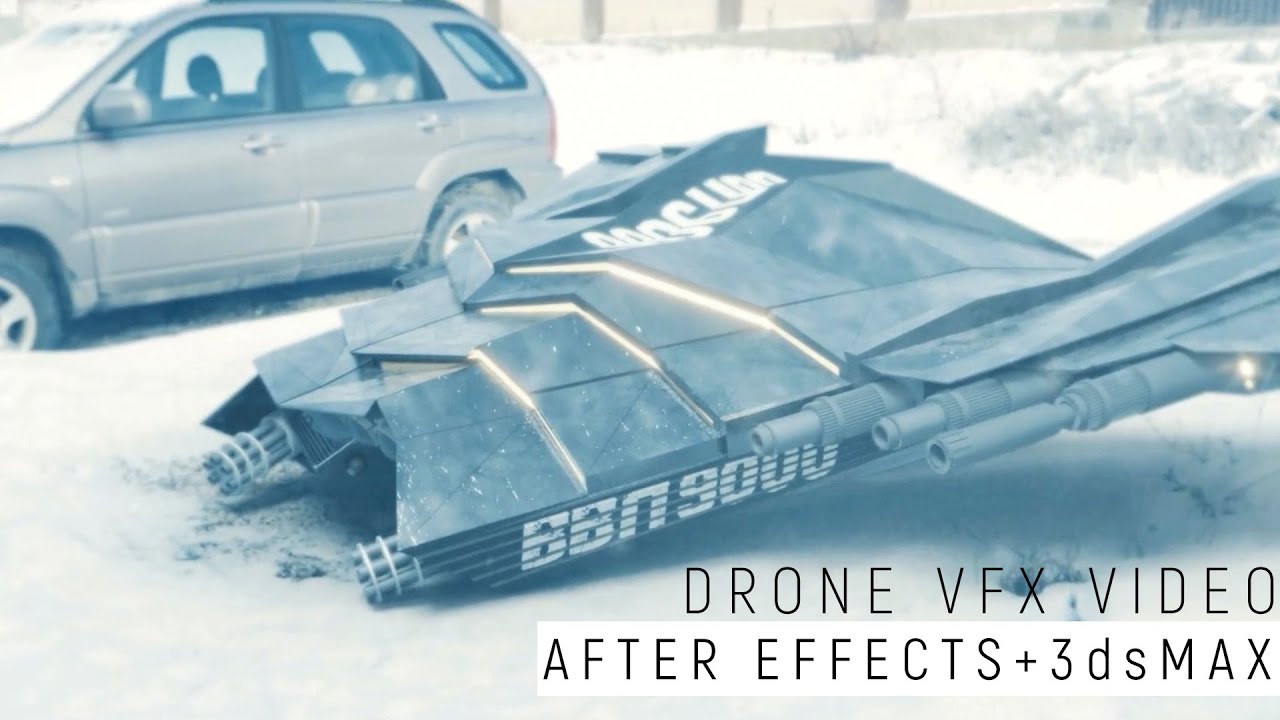 3D DRONE - VFX video - After Effects + 3dsMax - YouTube