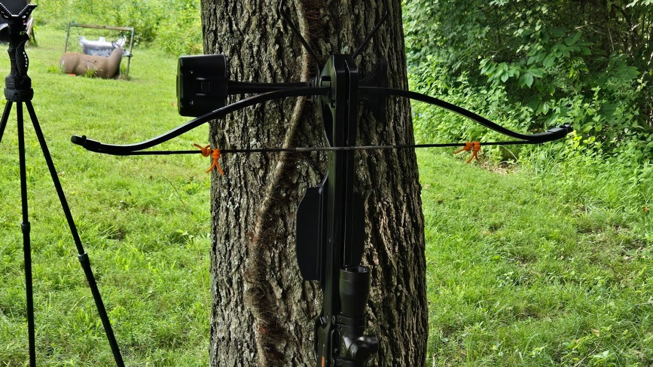 Evening Crossbow Fun @ The Backyard Archery Range - YouTube