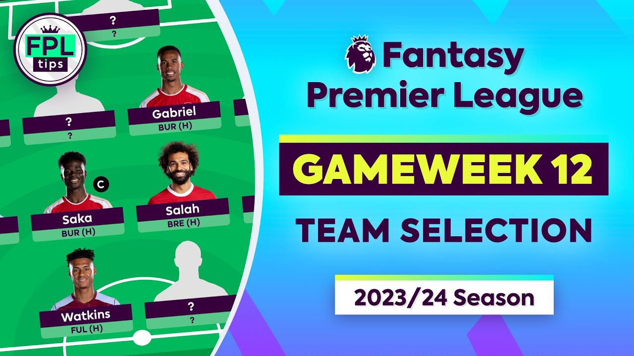 Fpl Gw12 Team Selection Saka Vs Salah Captain Gameweek 12