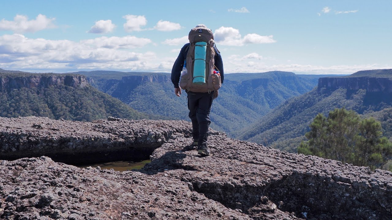 A 50 km solo hike through the Australian bush | Camping in a storm ...