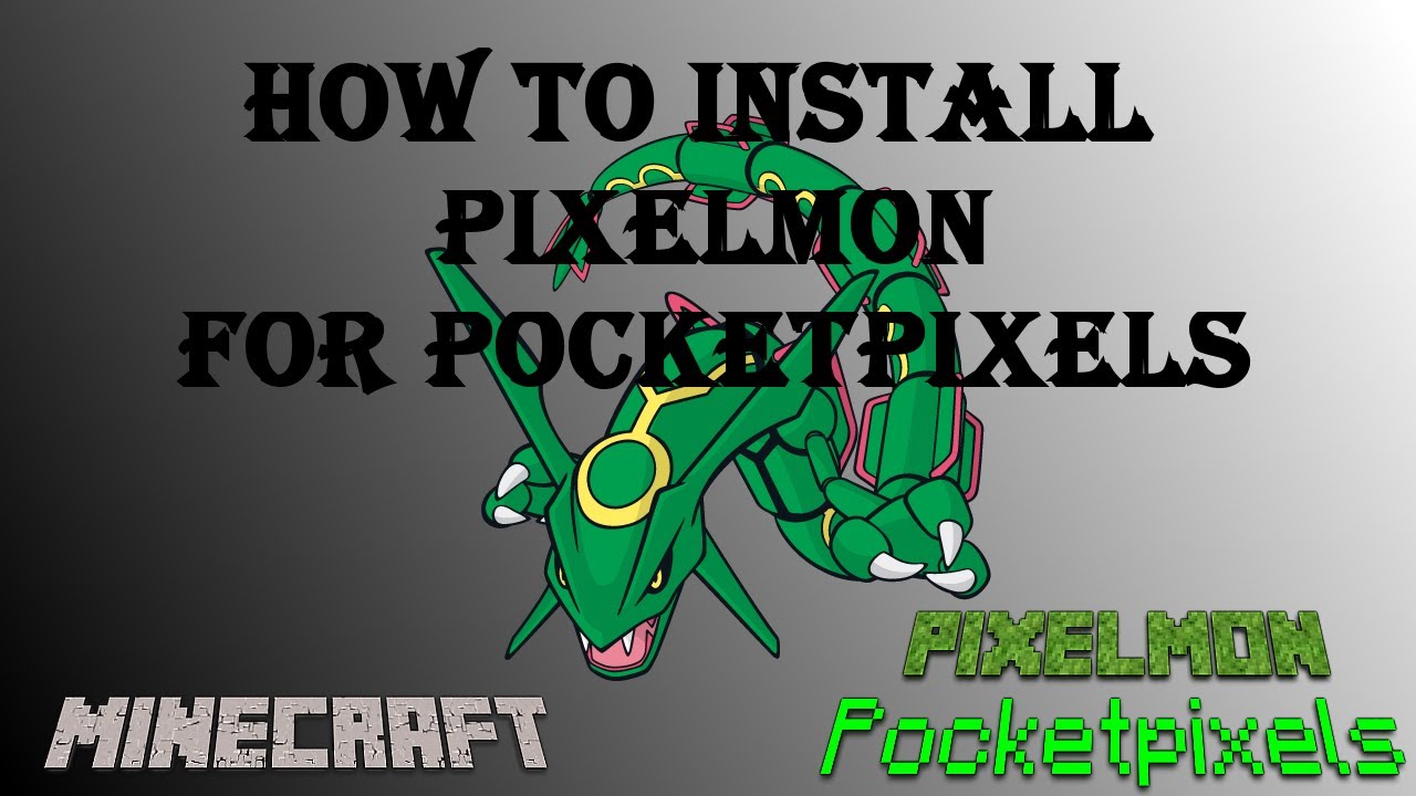 How to install Pixelmon for Pocket Pixels - YouTube