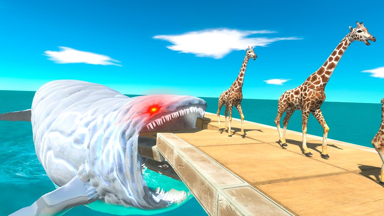 RUN and ESCAPE from FURY of WHITE BLOOP - Animal Revolt Battle Simulato ...