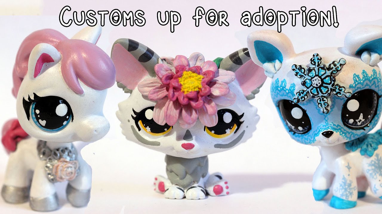 Customs up for adoption + commissions coming soon! - YouTube