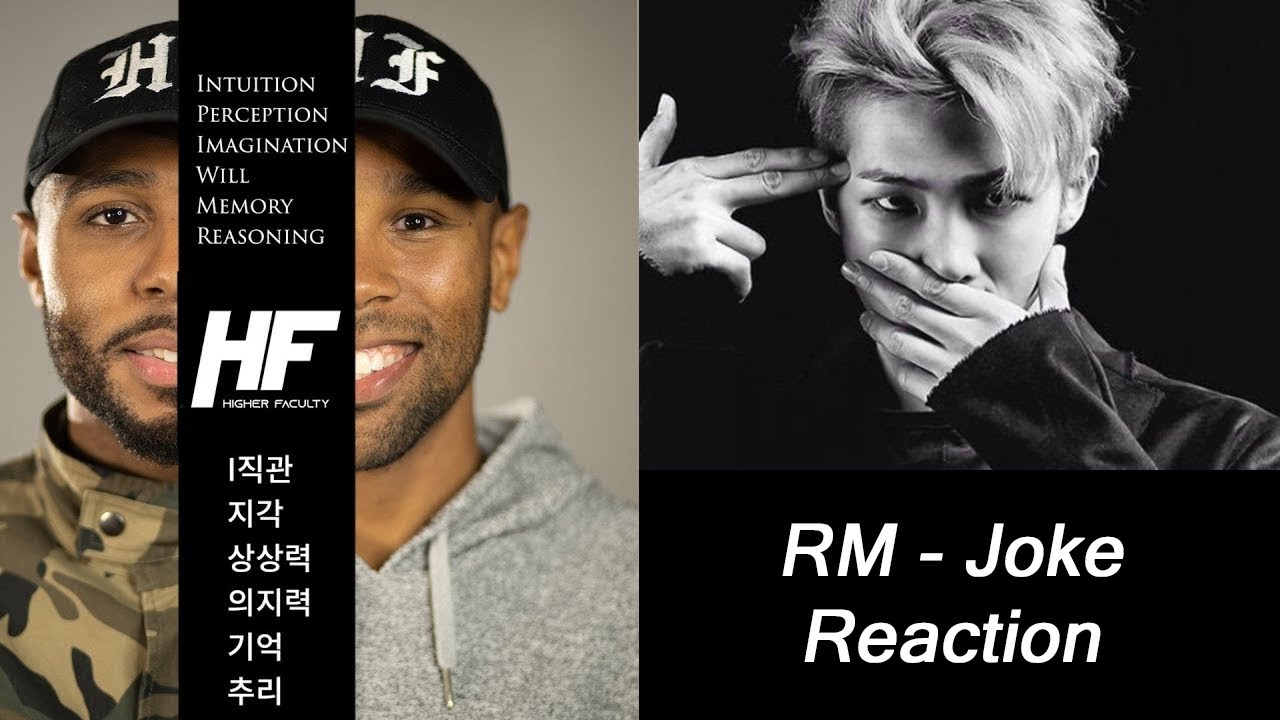 RM - Joke REACTION Higher Faculty ( kpop ) - YouTube