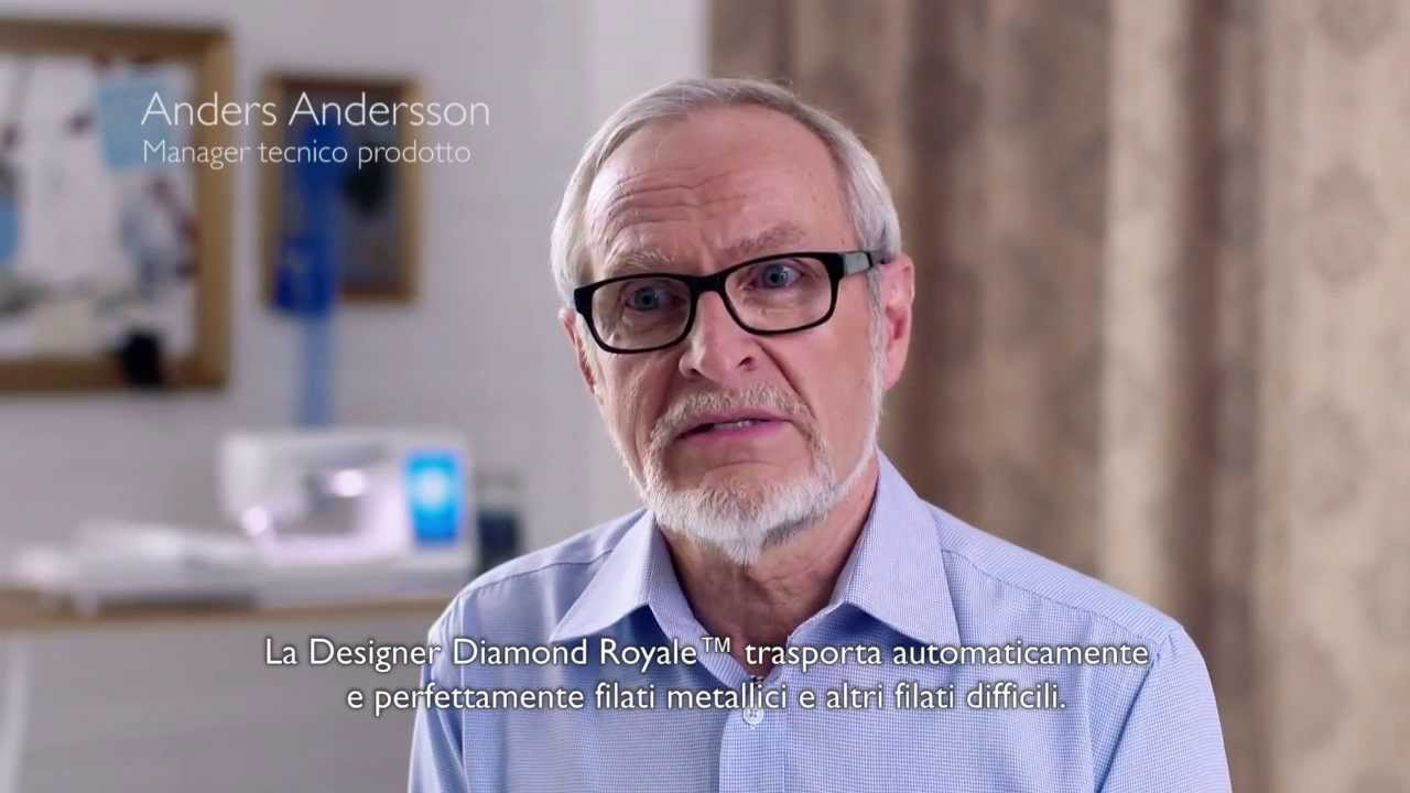 DESIGNER DIAMOND Royale™ (Italiano) by HUSQVARNA VIKING® - YouTube