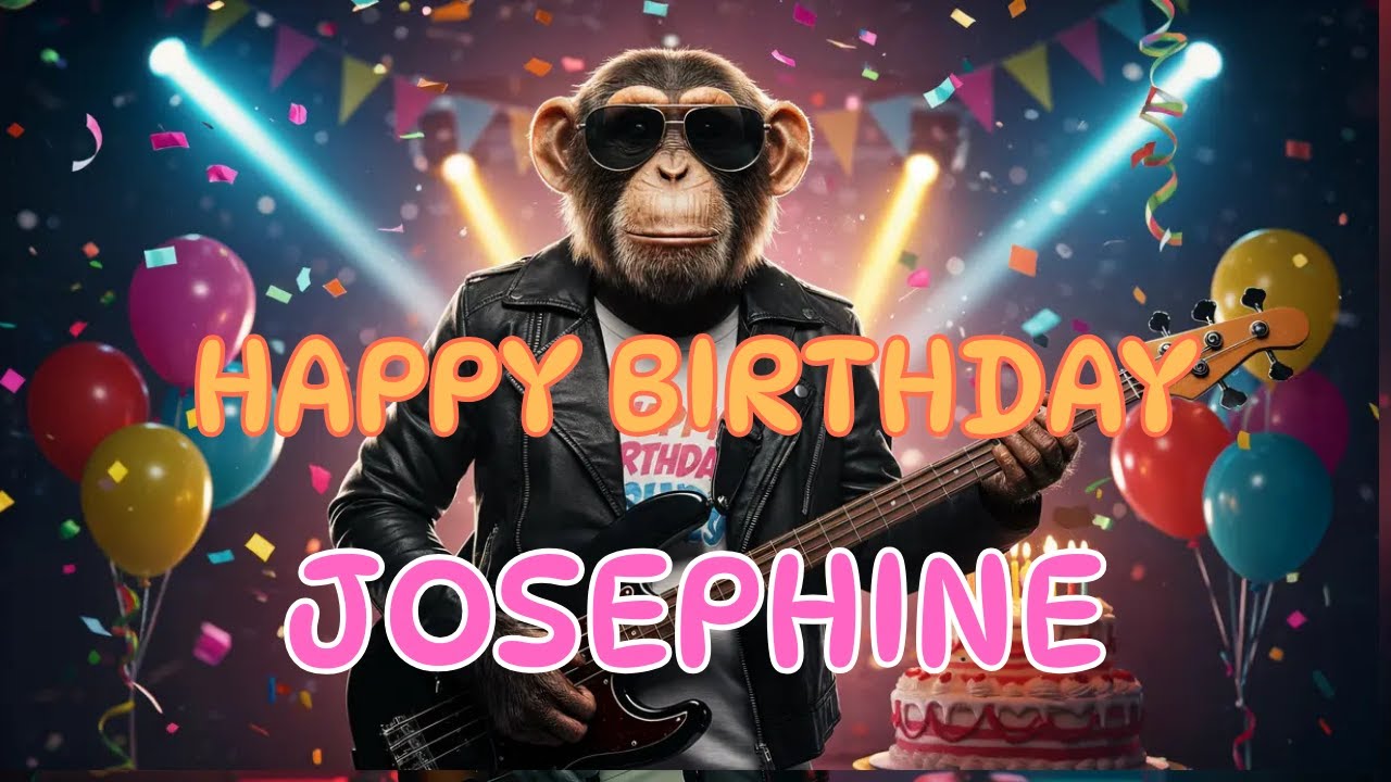 JOSEPHINE Happy Birthday Song - Happy Birthday to Josephine - YouTube