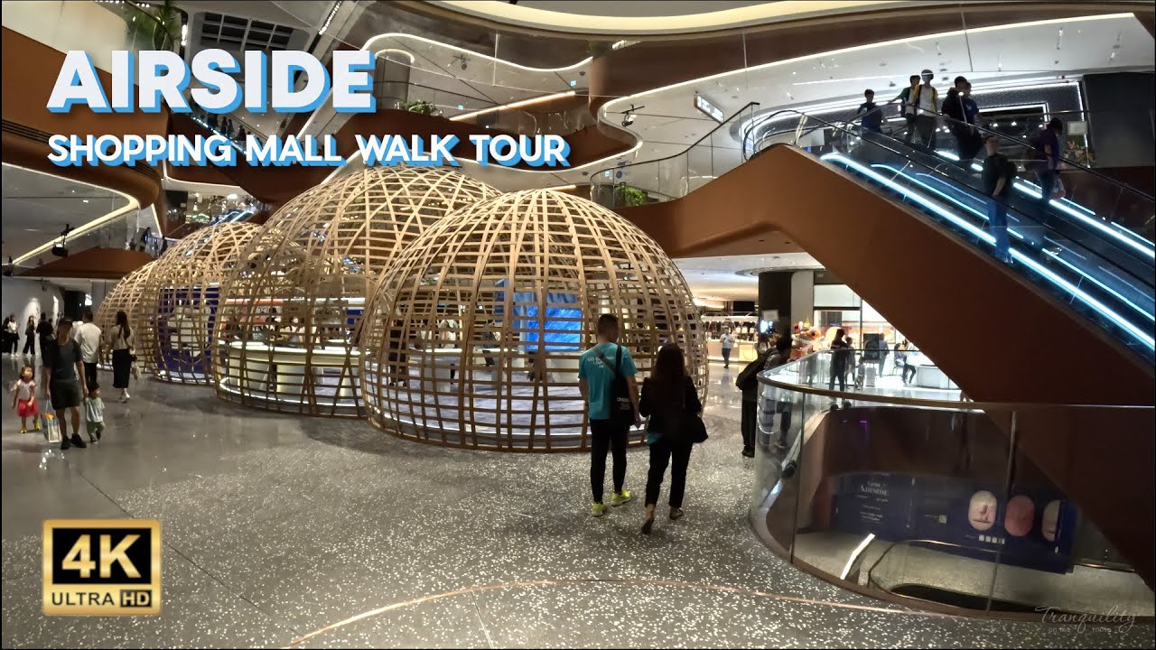 AIRSIDE: Kai Tak new shopping mall walk tour | With rooftop garden ...