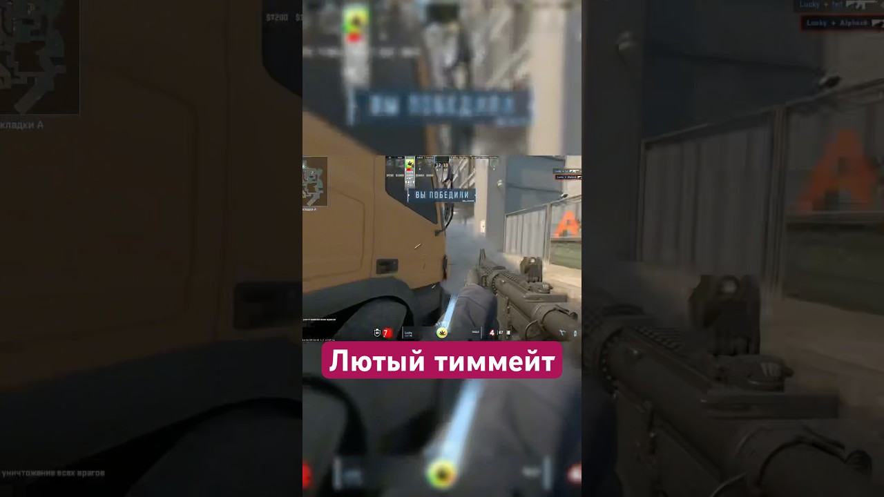 1 vs 4 #csgo #cs2 #counterstrike2 #gaming #игры #кс2 #повезло # ...
