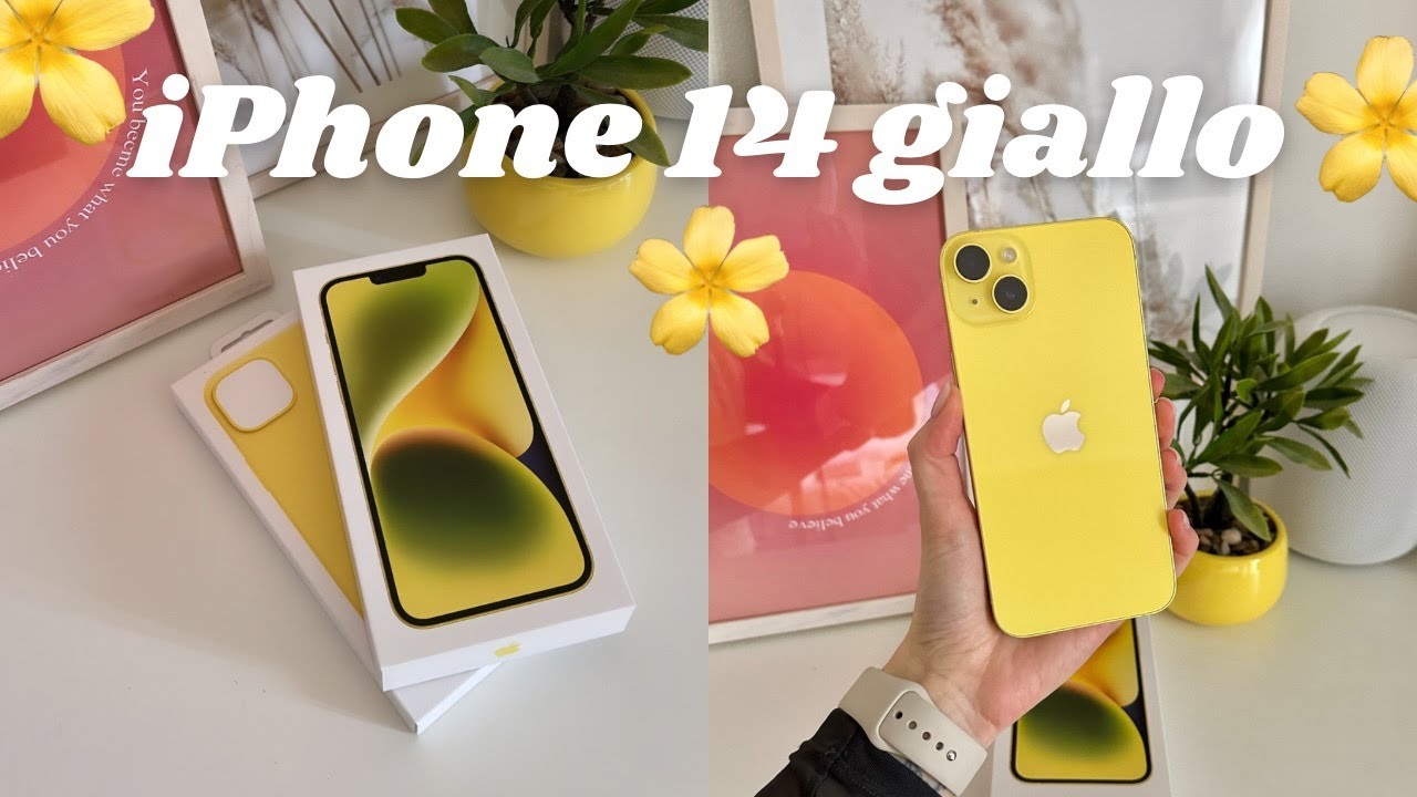 iPhone 14 Plus Giallo 🌼 Unboxing e Caratteristiche - YouTube