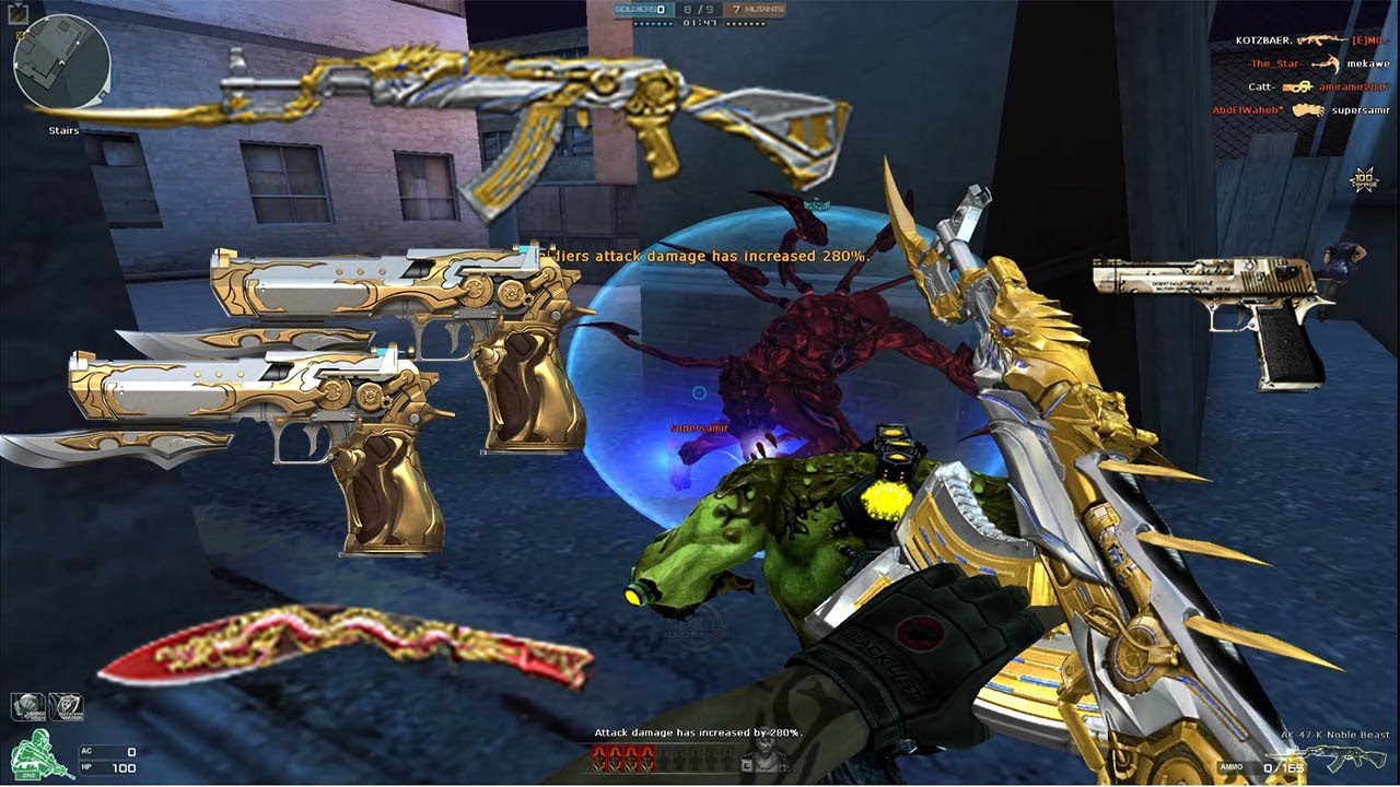 Crossfire NA 2.0 - AK-47 Knife Noble Beast VIP HMX Gameplay - YouTube