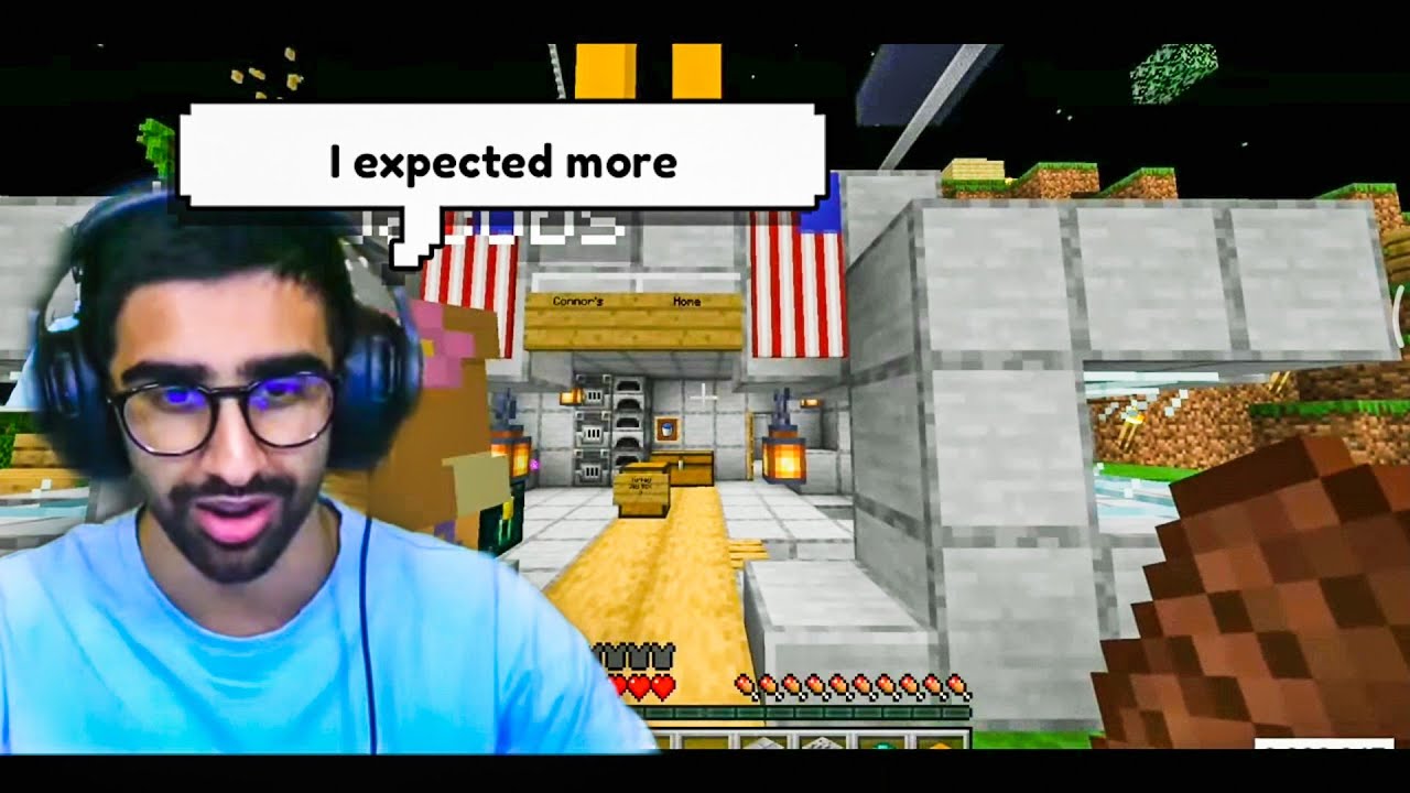 Vikkstar visits Tommyinnit's House in Dream SMP - YouTube