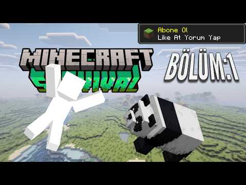 MİNECRAFT SURVİVAL BÖLÜM:1