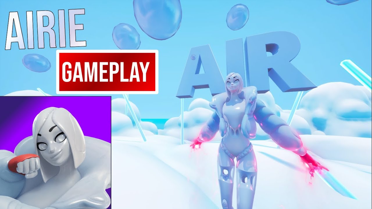 New Airie Skin Gameplay (Fortnite Battle Royale) - YouTube