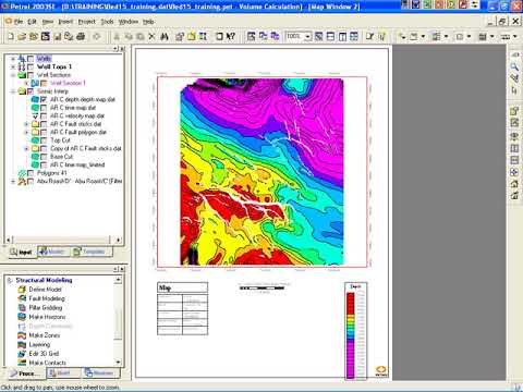 Petrel Schlumberger show maps in map view - YouTube