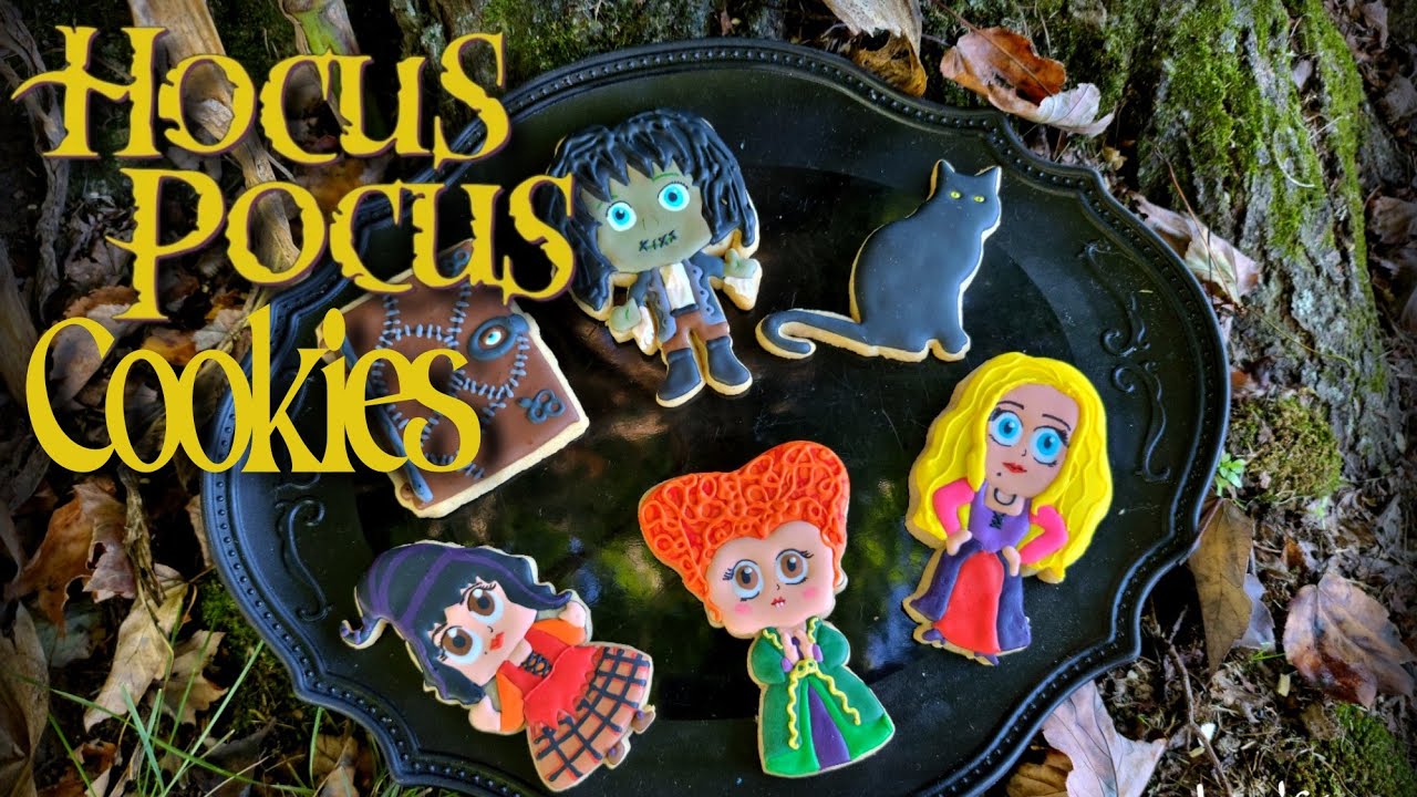 Hocus Pocus Cookies | Halloween Cookie Decorating - YouTube