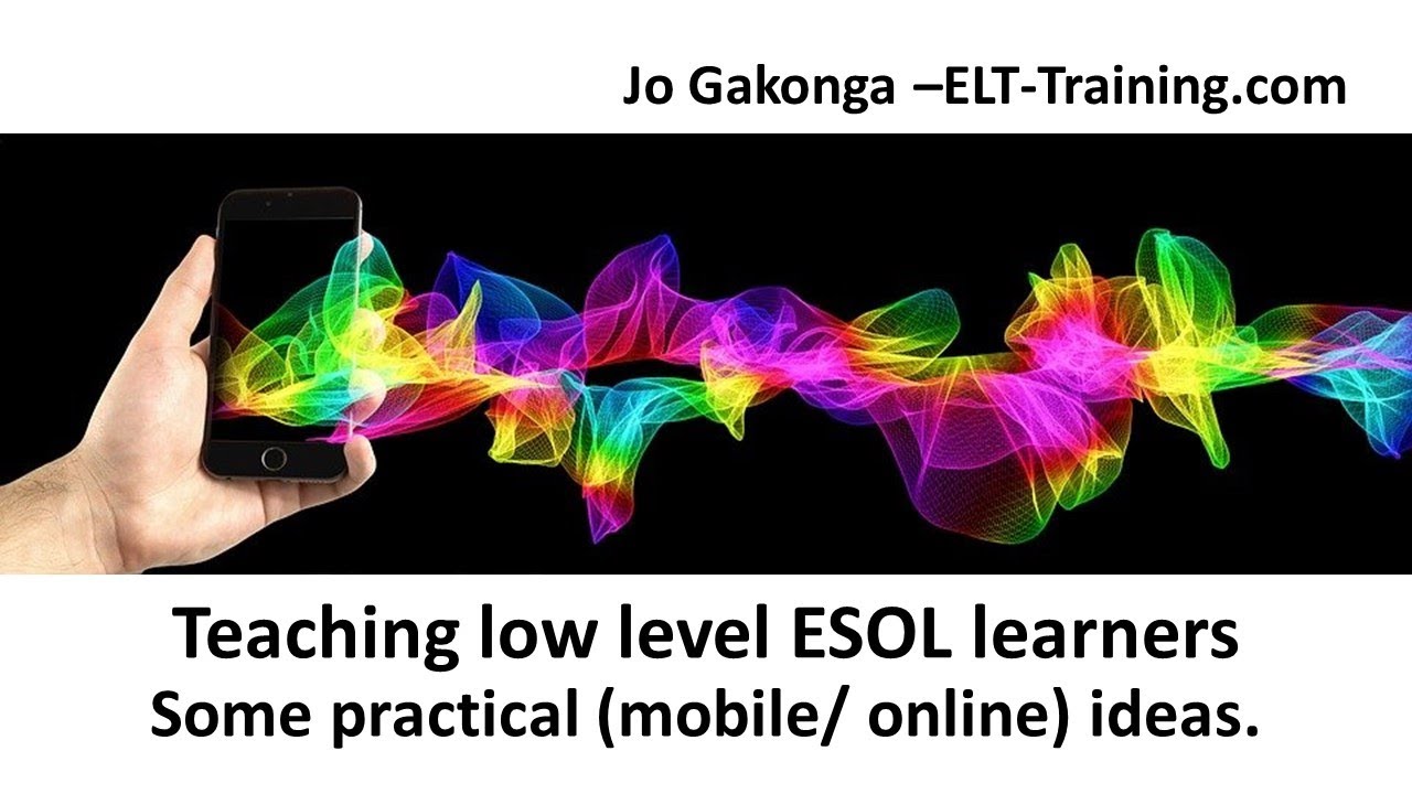 ESOL Speaking ideas - using mobiles - YouTube