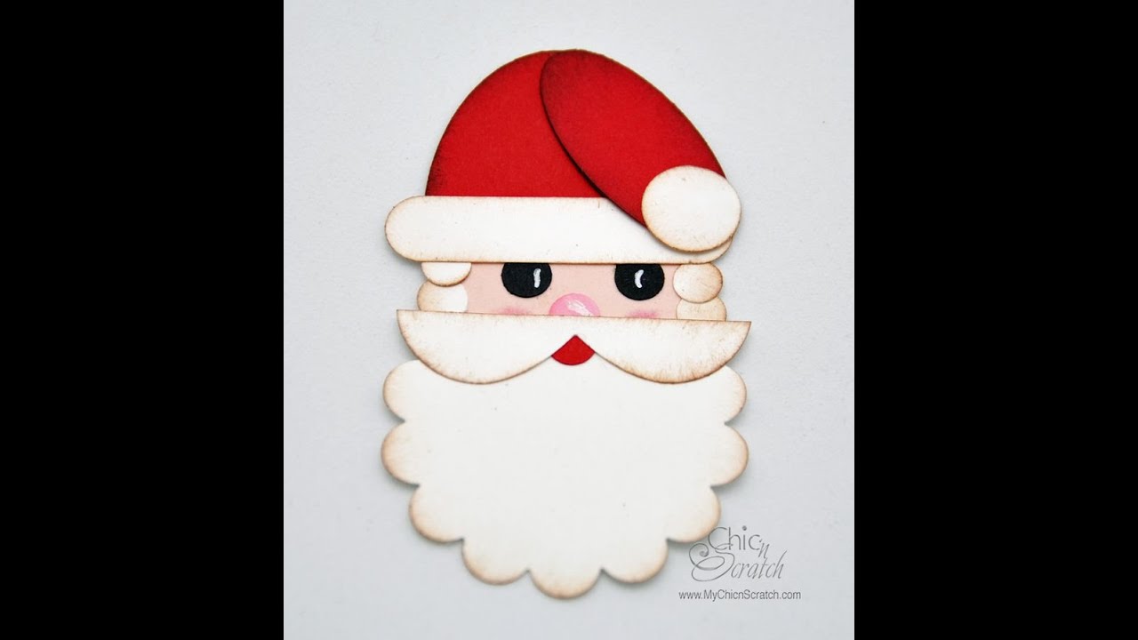 Punch Art Santa - Santa face made with punches - YouTube
