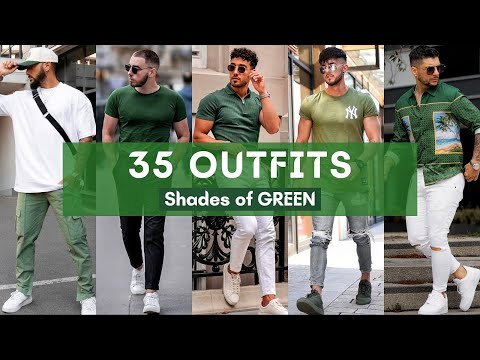 35 Ways to Style Green Color For Summer 2022 | SHADES OF GREEN | Men's Fashion 2022