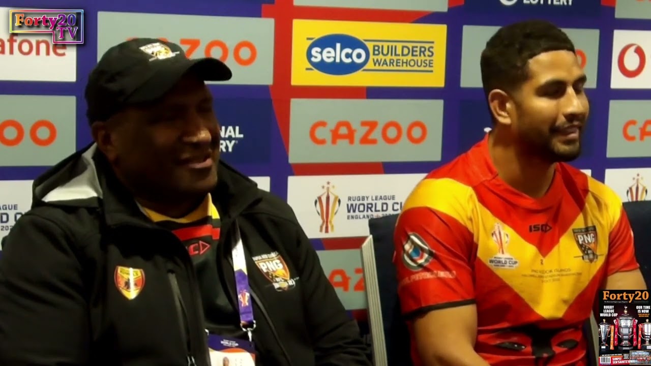 PNG's Stanley Tepend and Nene Macdonald on Kumuls' RLWC2021 win over ...