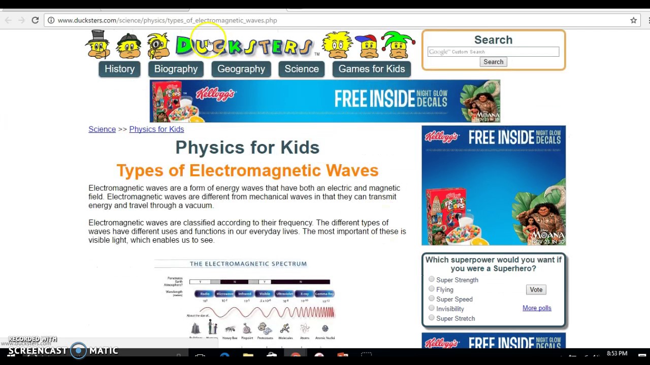 8th grade_stemscopes_web activity_properties of light - YouTube