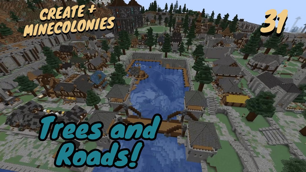 Create + Minecolonies - Major Colony Transformations! - YouTube