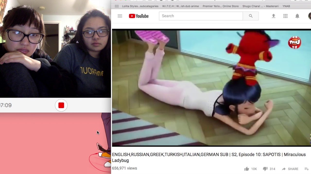 Miraculous Ladybug Season 02 Part 1 Ep10 - Sapotis - blind reaction ...