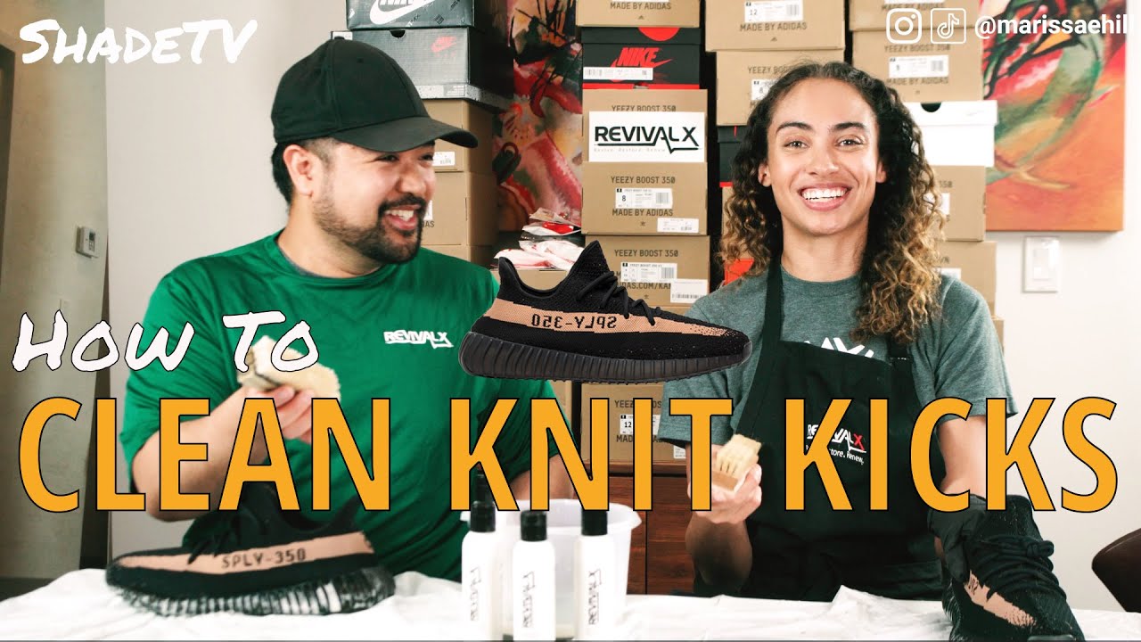 HOW to CLEAN KNIT SNEAKERS (Yeezy Primeknit and Nike Flyknit) with ...
