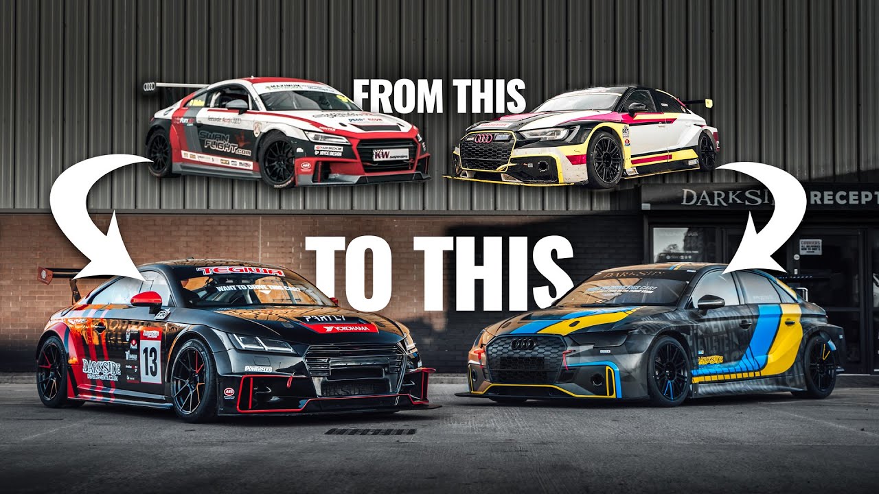 RACE CAR TRANSFORMATION! 🎨 🏁 TT TFSI & RS3 TCR - YouTube
