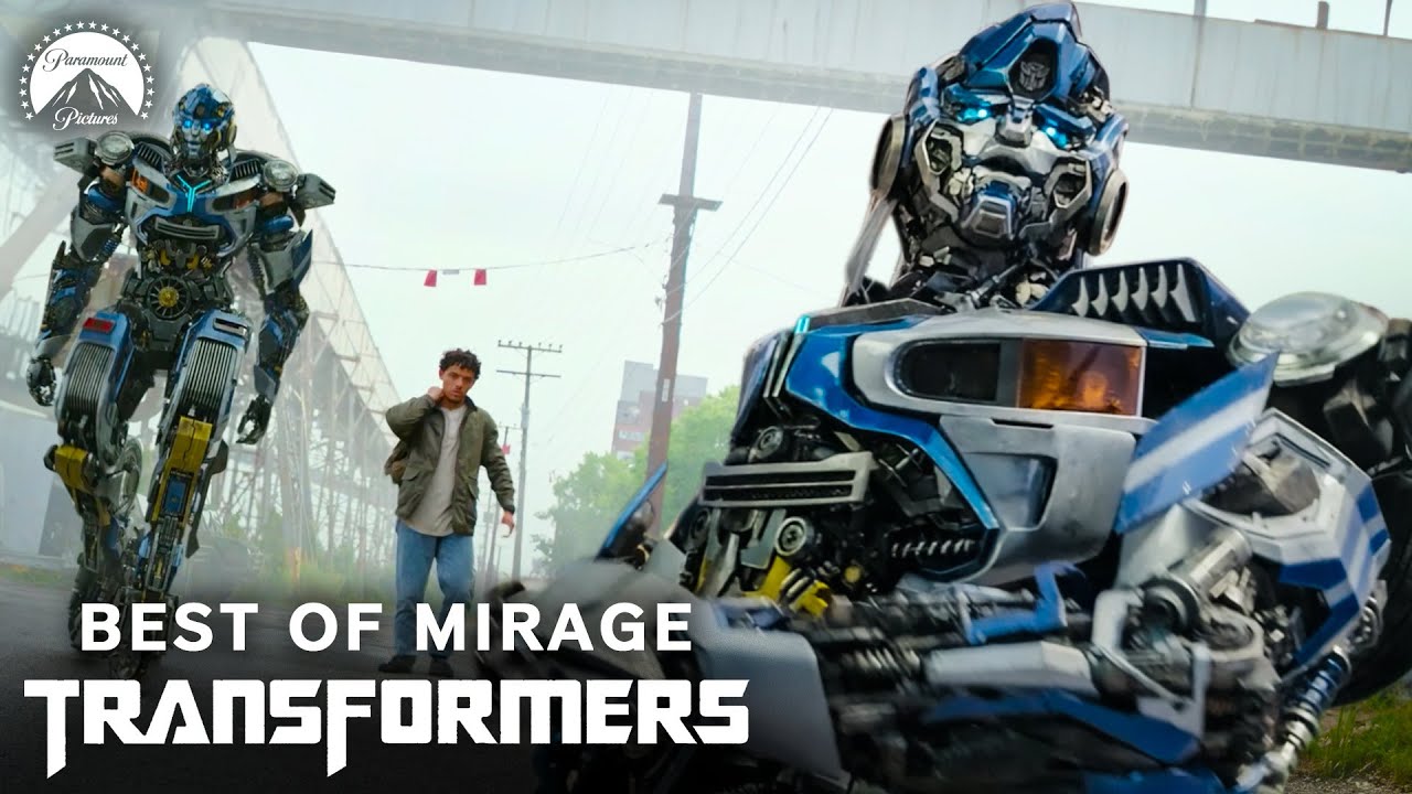 Transformers: Rise of the Beasts | ‘Best of Mirage' Compilation ft. Pete Davidson | Paramount ...