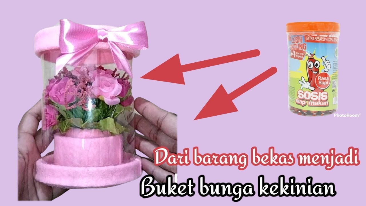 Cara buat buket bunga simple |HASIL MEWAH BANGET | KERAJINAN BOTOL ...