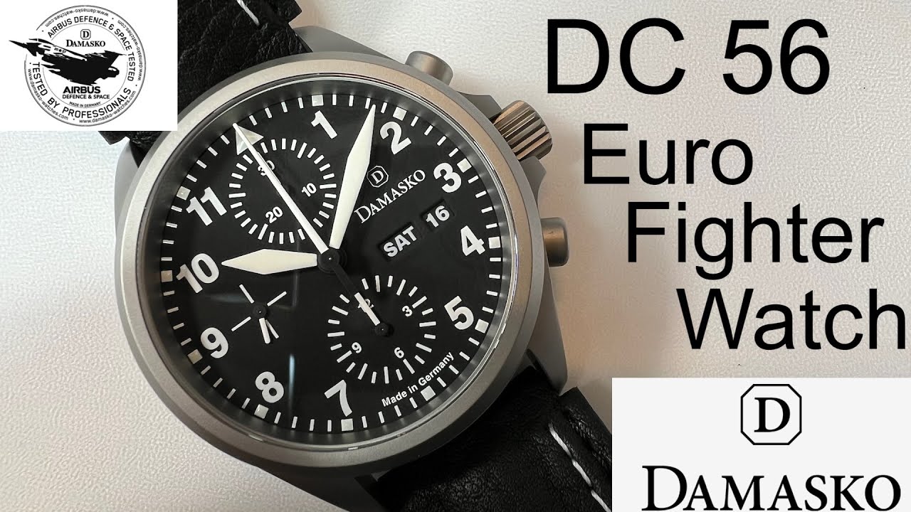 Damasko DC56 (The Euro Fighter Watch) - YouTube