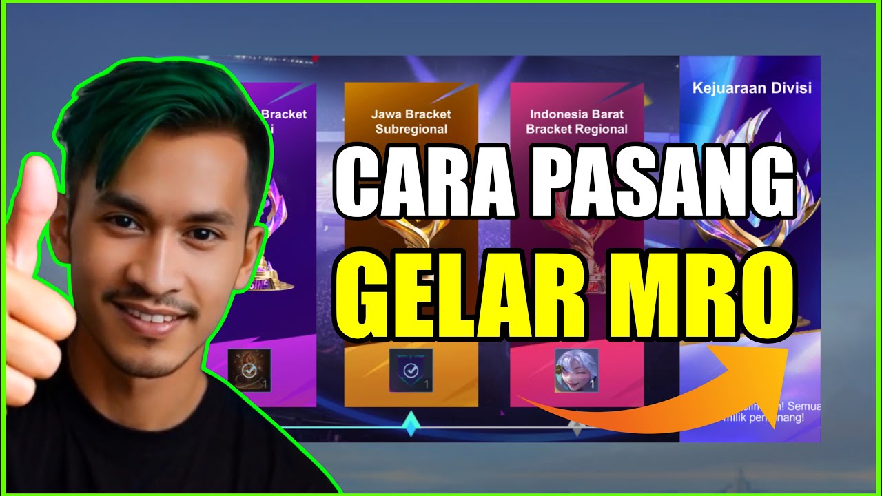 CARA PASANG GELAR & PIALA TURNAMEN MRO MLBB RISING OPEN‼️ - YouTube
