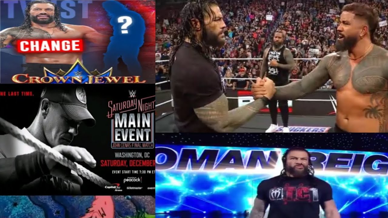 disappointment John Cena goodbye WWE & Roman Reigns vs vision team ...