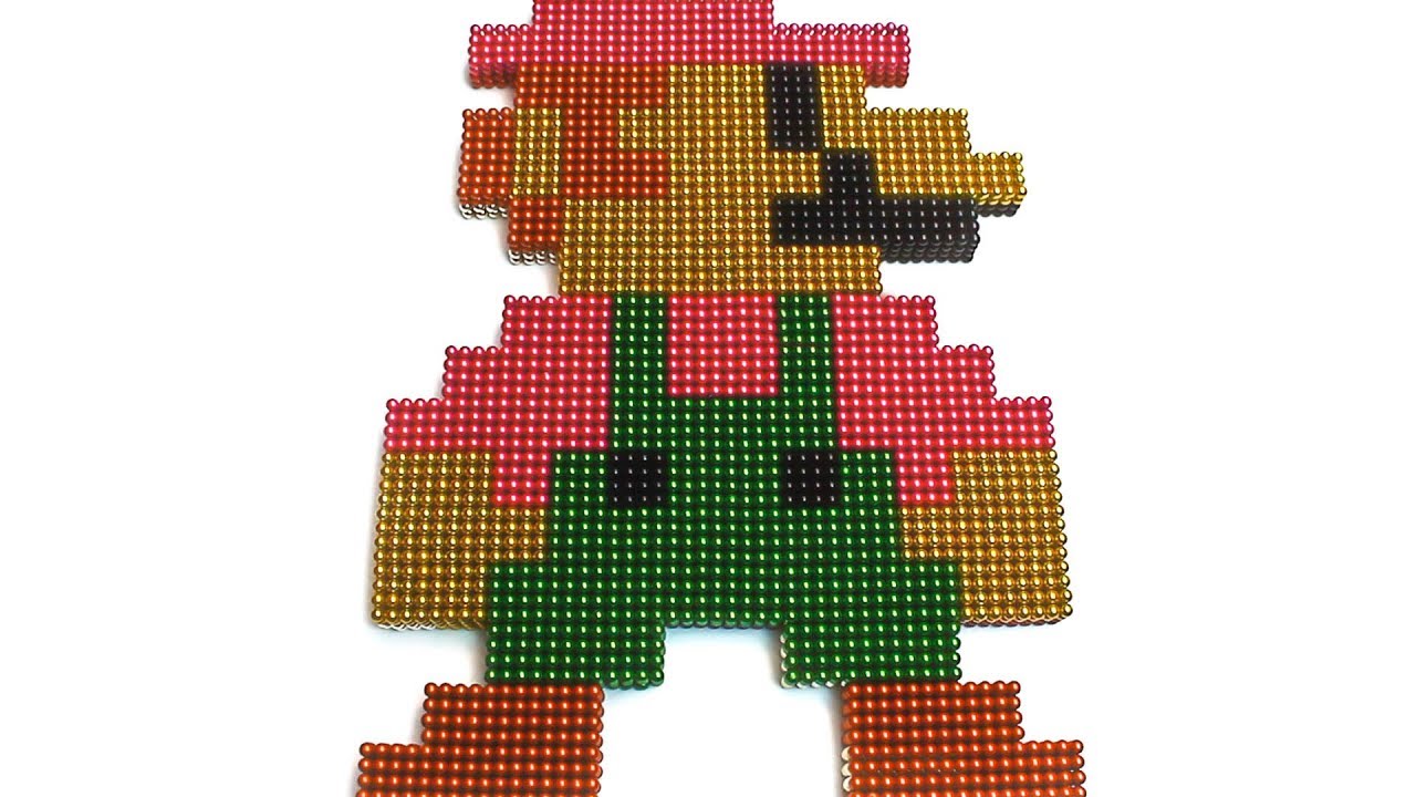 DIY - How To Make Dr.Mario From Magnetic Balls - ASMR - YouTube
