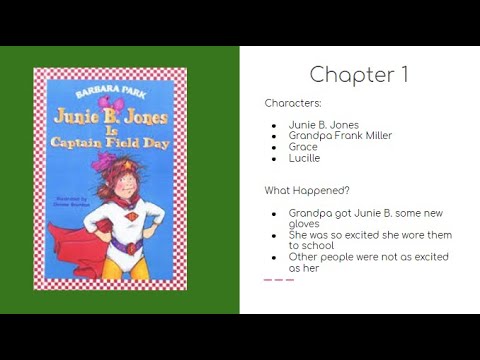 Junie B. Jones is Captain Field Day! Chapter 1 - YouTube