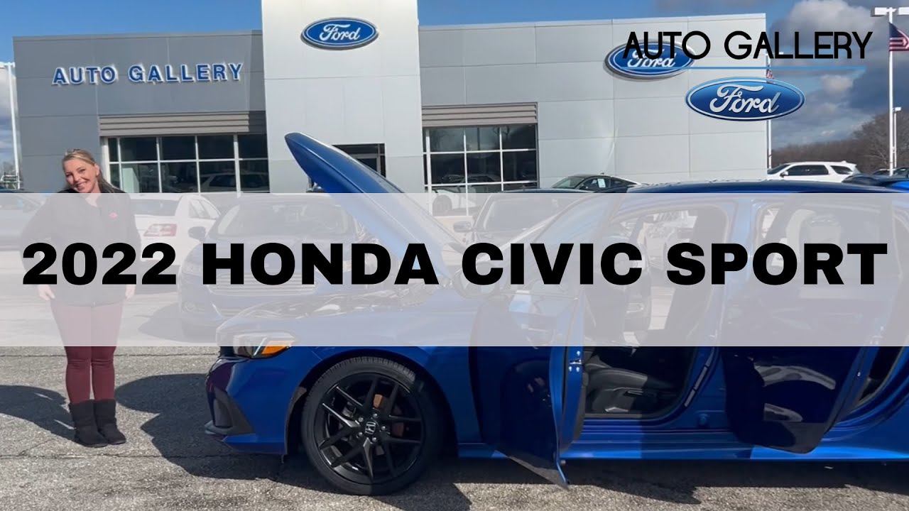 Haley introduces you to this beautiful 2022 Honda Civic Sport! - YouTube