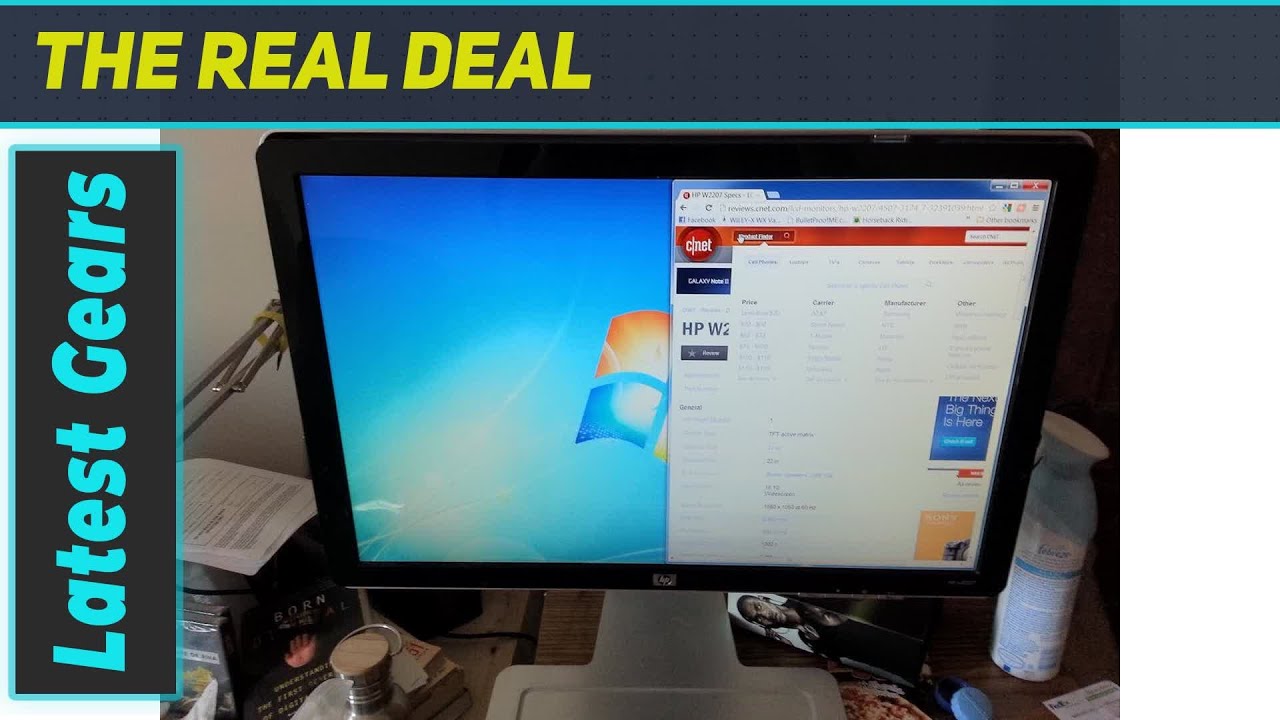 HP W2207 22-inch Widescreen Monitor Review - YouTube