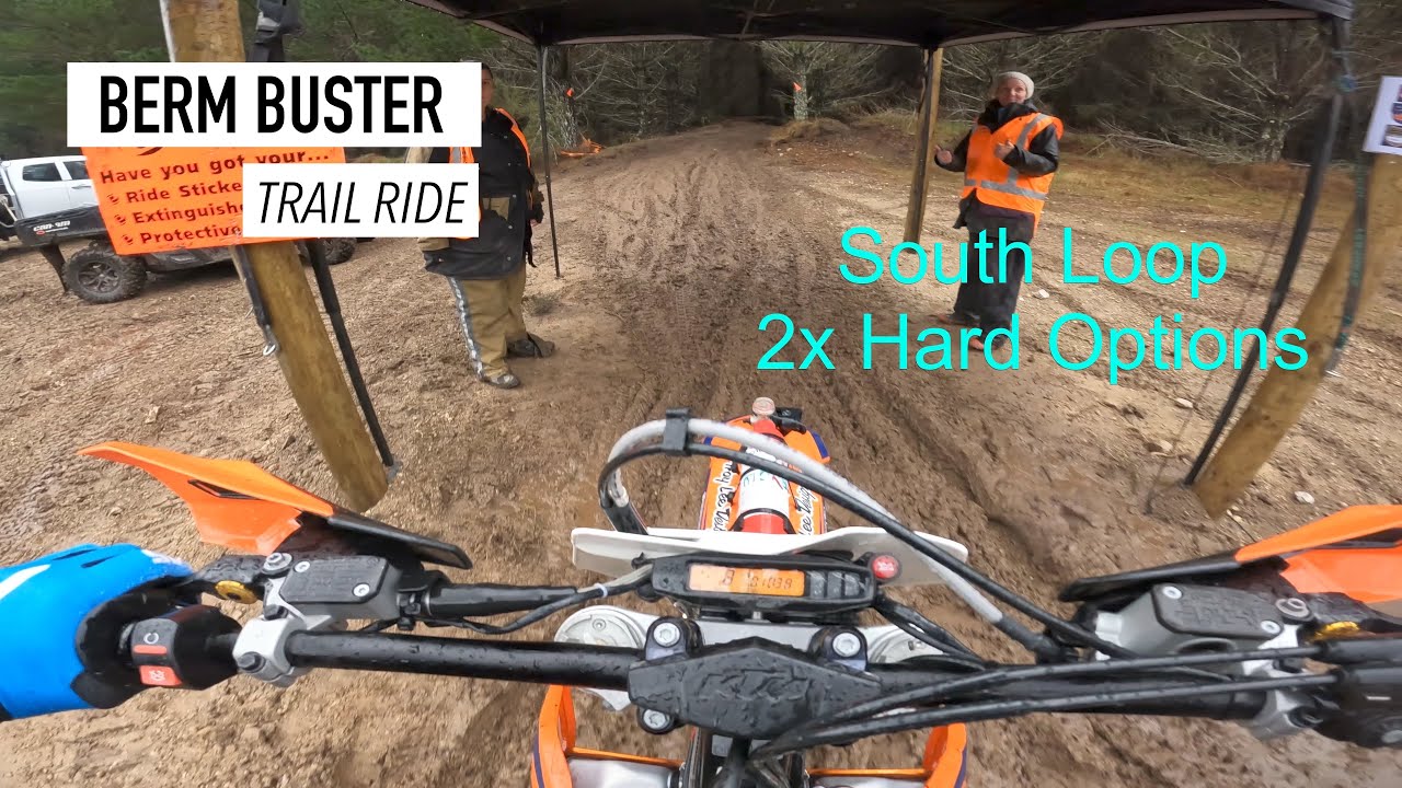 Berm Buster Trail Ride 10/9/22 | South Loop + 2x Hard Options | KTM 250 ...