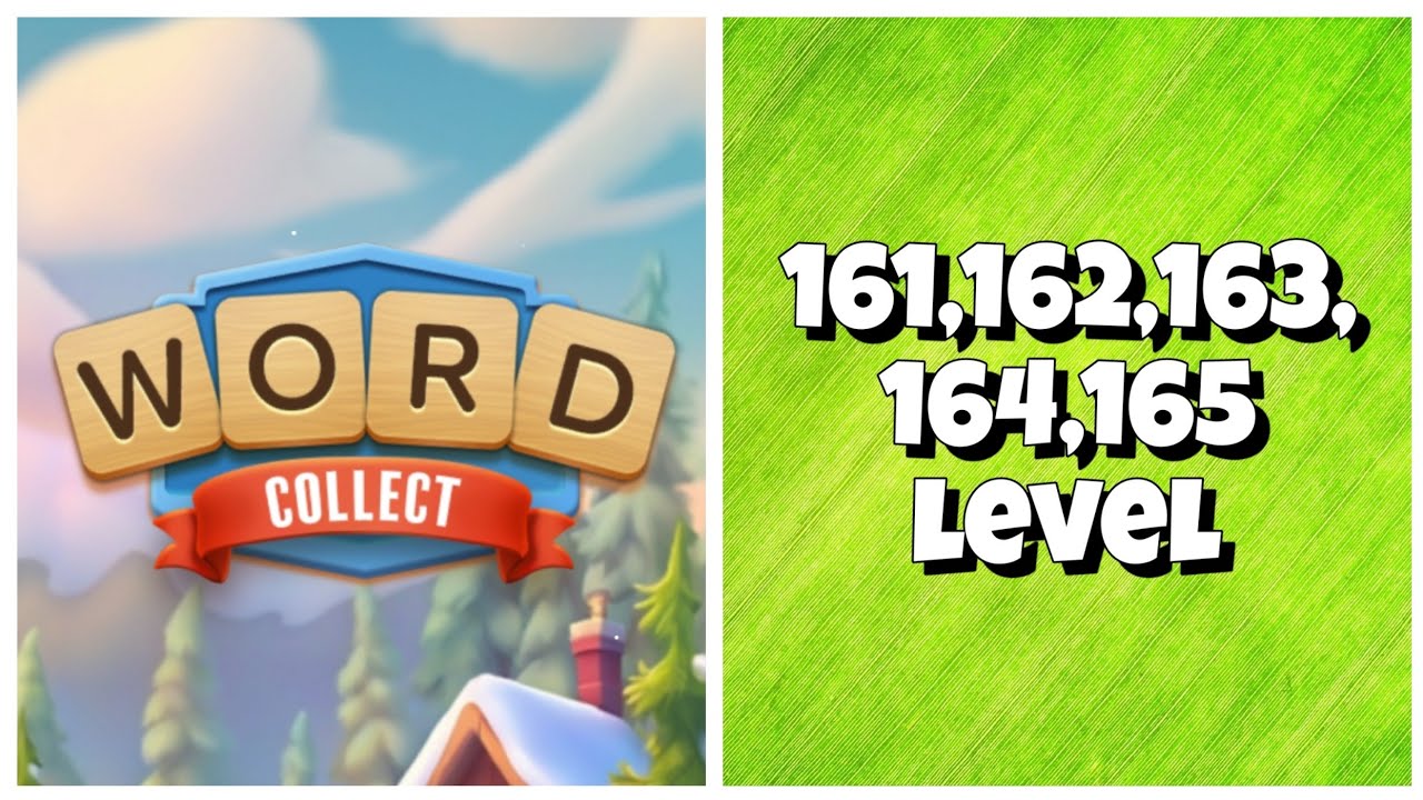 Word Collect - 161,162,163,164,165 Level Answers - YouTube