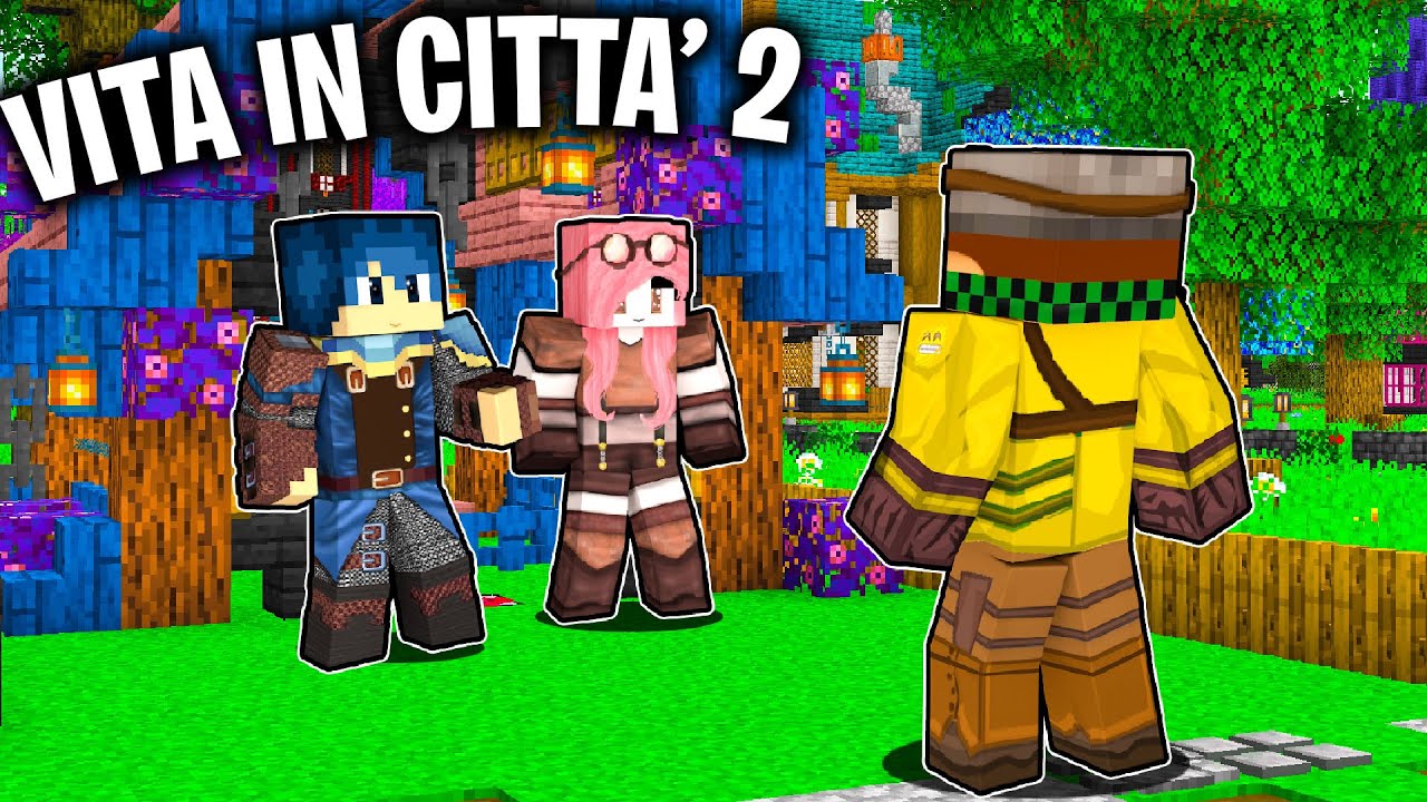COSTRUISCO LA STALLA PER STEF E PHERE! - VITA IN CITTÀ 2 - Minecraft ...