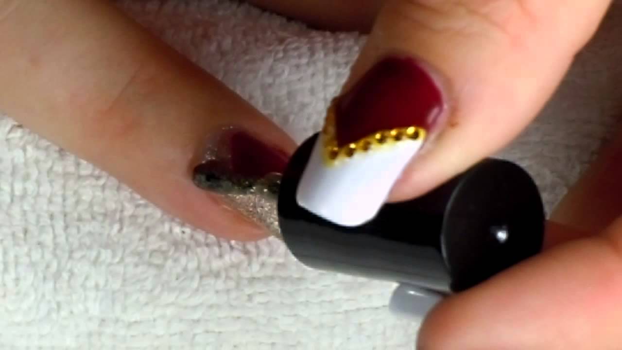 FSU SEMINOLES NAIL ART FOR BEGINNERS - YouTube