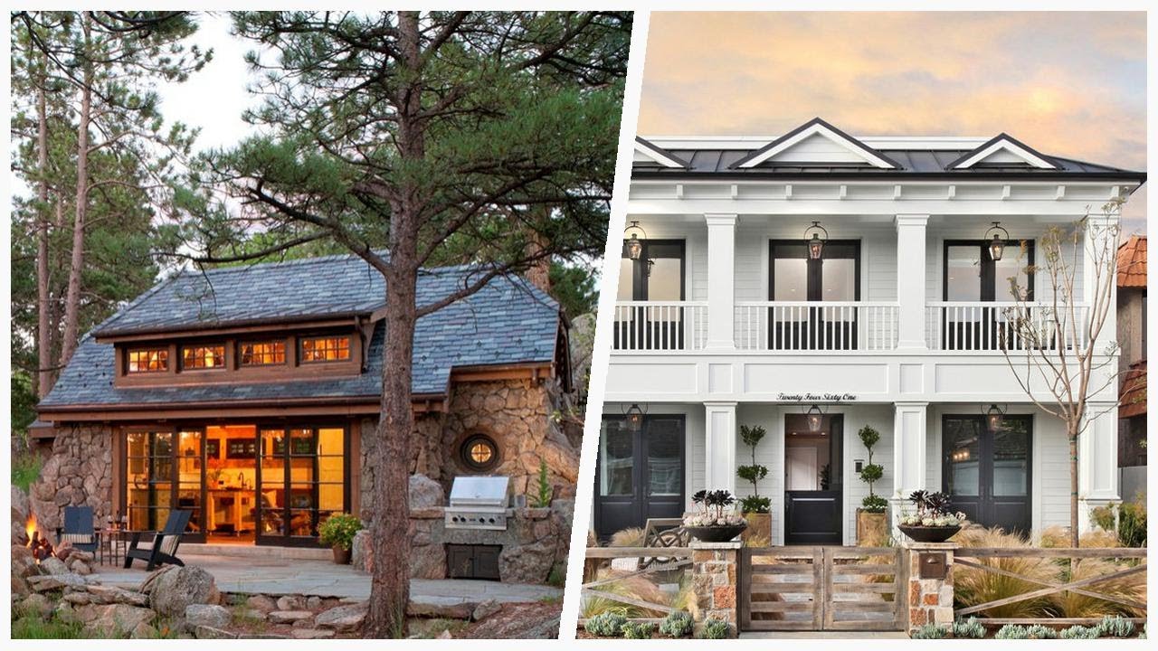 75 Exterior Home With A Clipped Gable Roof And A Hip Roof Design Ideas ...