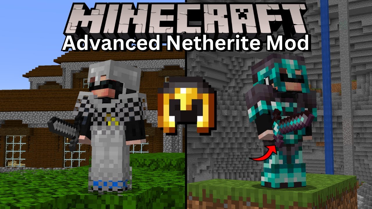 Minecraft With The Advanced Netherite Mod Is Petrifying - YouTube