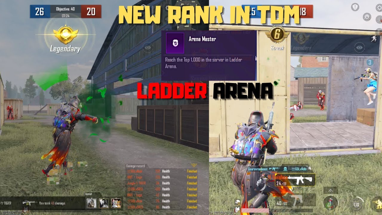 New TDM Ladder Arena Ranking System Get Arena Master Title In BGMI ...