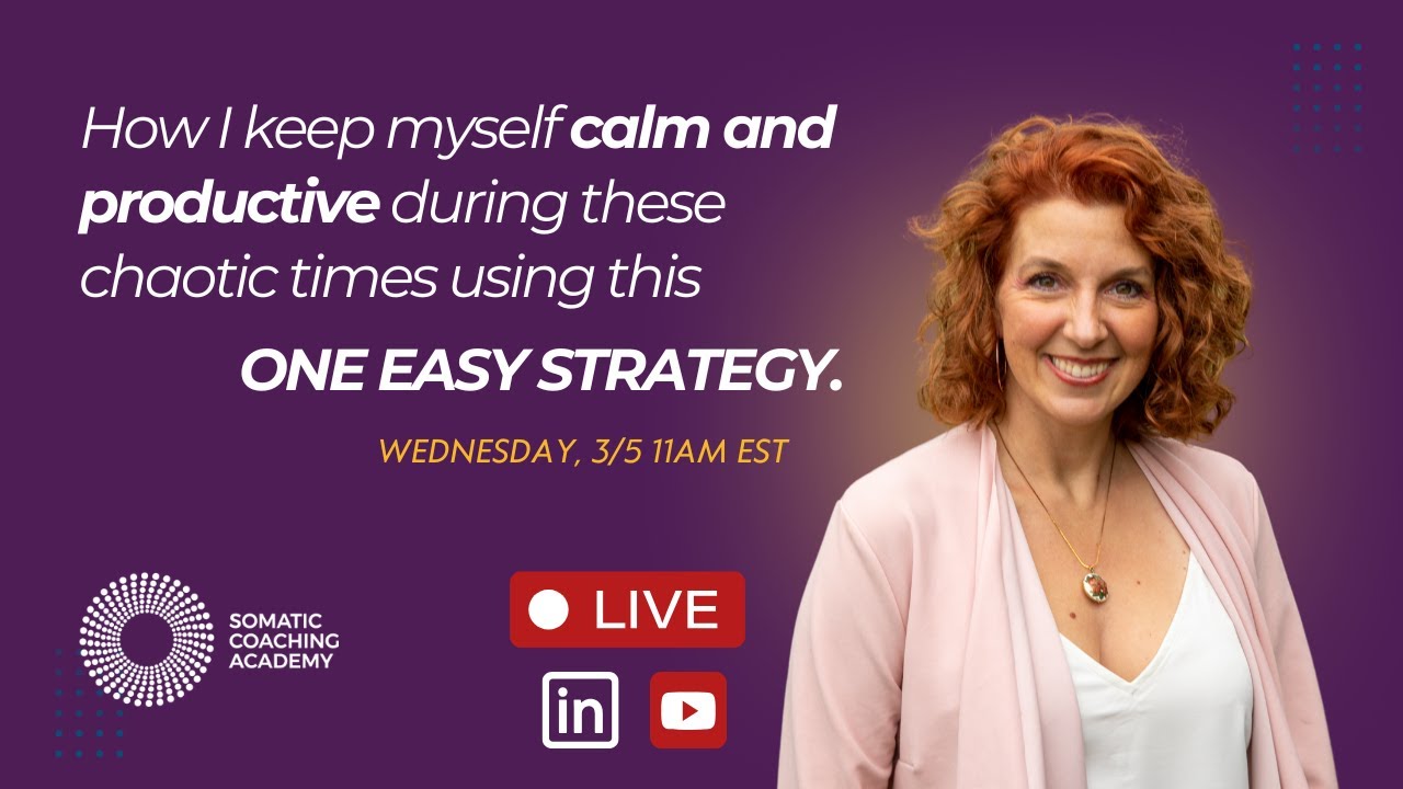 How I keep my myself calm and productive during these chaotic times ...