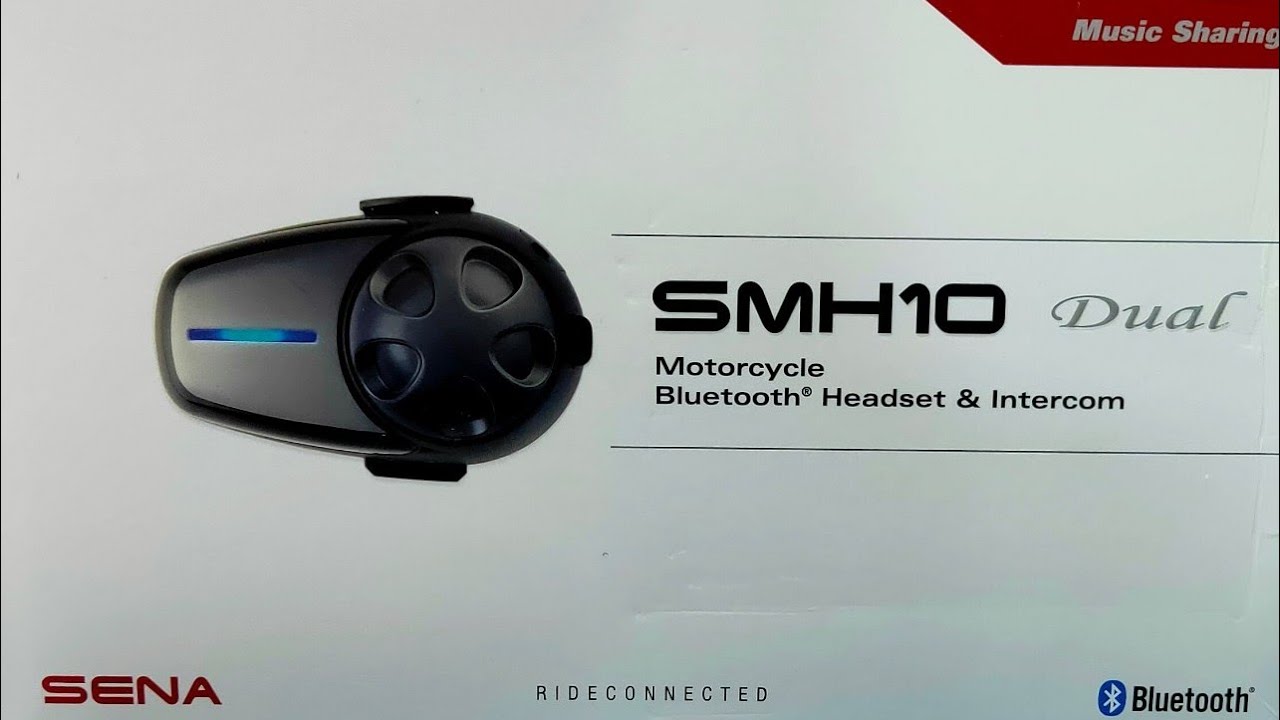 Sena SMH10 Dual Bluetooth Headset & Intercom Unboxing & Setup - YouTube
