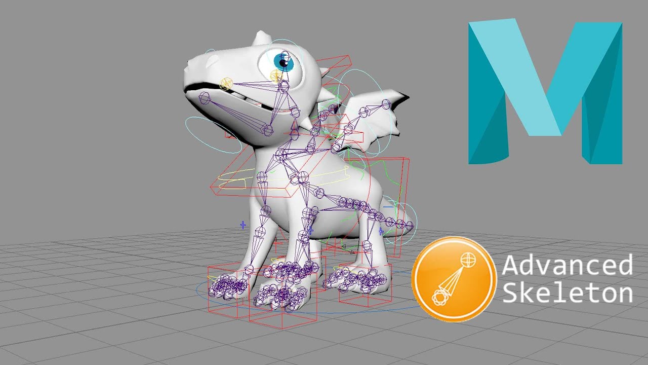 3D TIPS: Rigging a DRAGON for production PART 1 - YouTube