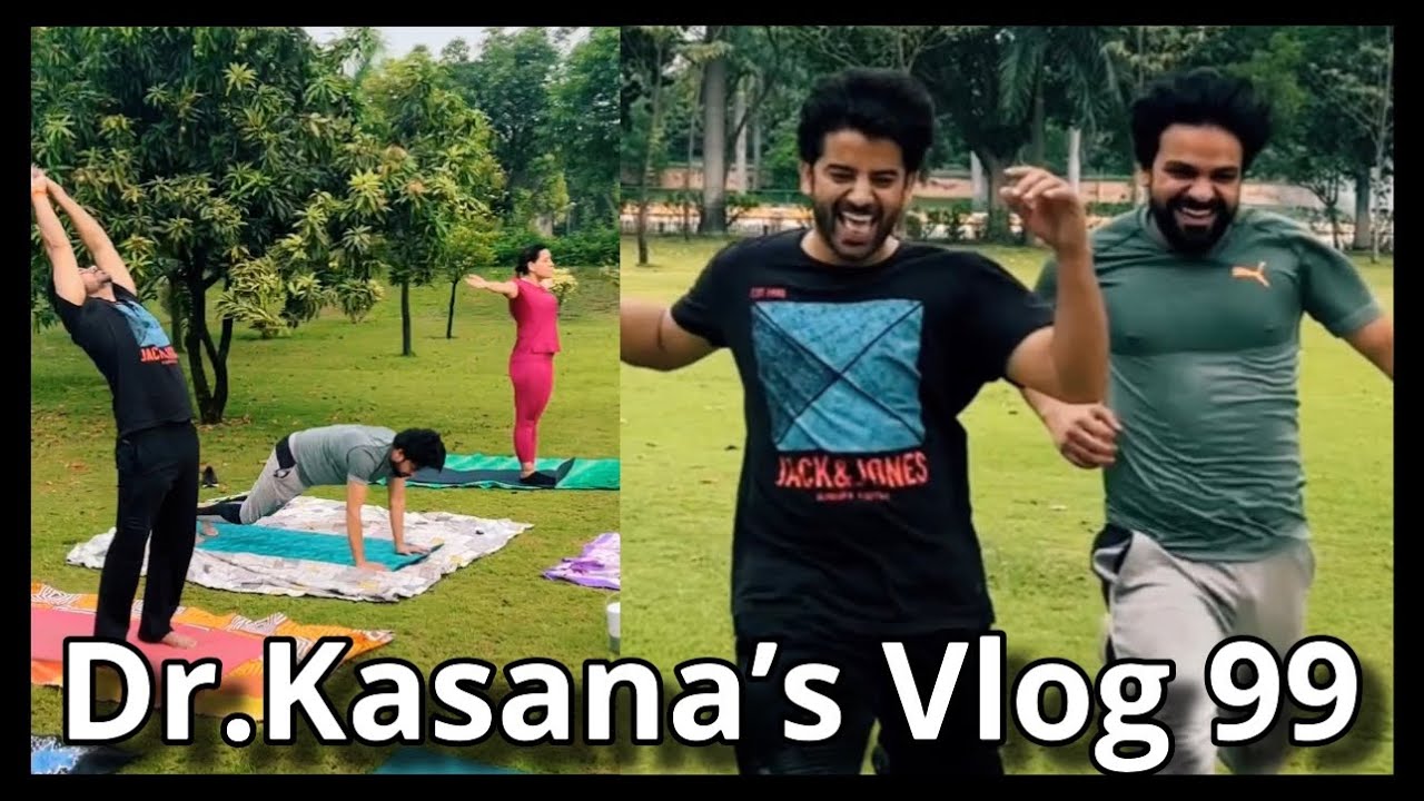 Yoga & Masti at JP Greens / Dr.Kasana’s Vlogs 99 - YouTube
