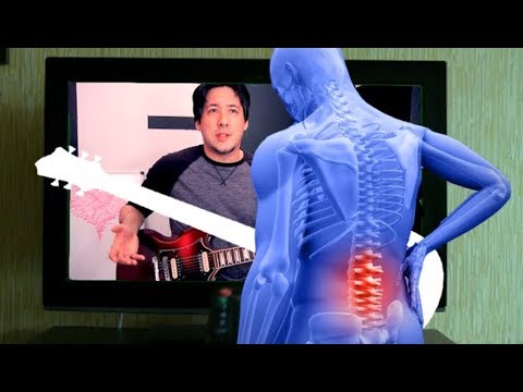How To Avoid Back Pain While Practicing Guitar - YouTube