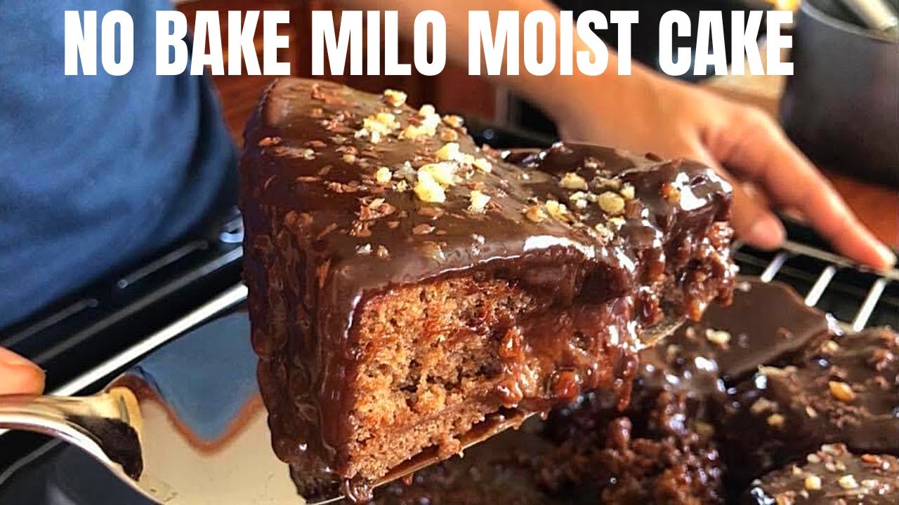 NO BAKE MILO MOIST CAKE | MILO FROSTING| STEAMED CAKE - YouTube